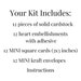 Mini Card Kits DIY, Card Making Kits for Adults, Card Kits to Make Your ...
