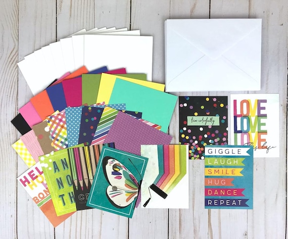 Cardmaking Kit Craft Kits for Teens DIY Greeting Card Kits - Etsy