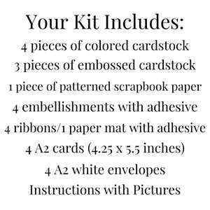 Mother's Day Card Making Kit for Adults, Handmade Card Kits, Make Your ...