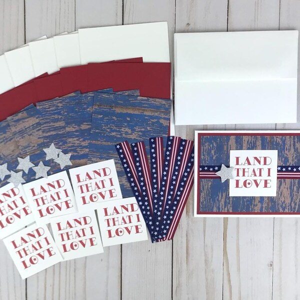 Handmade Patriotic Cards - Etsy