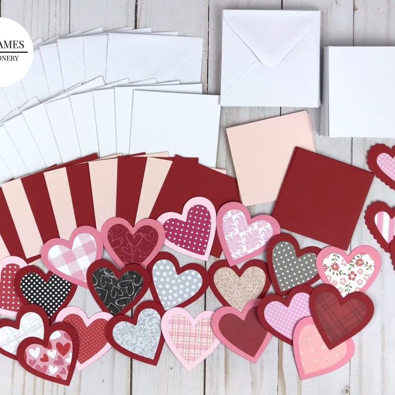 Valentine Card Craft Kits - Etsy
