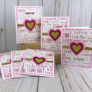 Valentine Card Kit, Card Making Kits, DIY Valentine Card Kit, Make Your ...