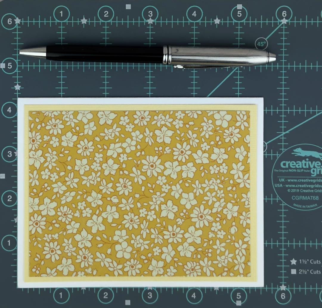 Blue and Yellow Card Making Kit for Adults to DIY Greeting Cards, Card ...