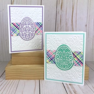 Easter Card Making Kit for Adults, Embossed Card Kit DIY, Greeting ...