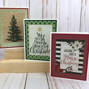Rustic Christmas Cards Pack, Bulk Christmas Cards, Value Pack Cards ...