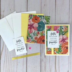Religious Card Making Kit for Adults, Bible Verse Card Kit DIY ...