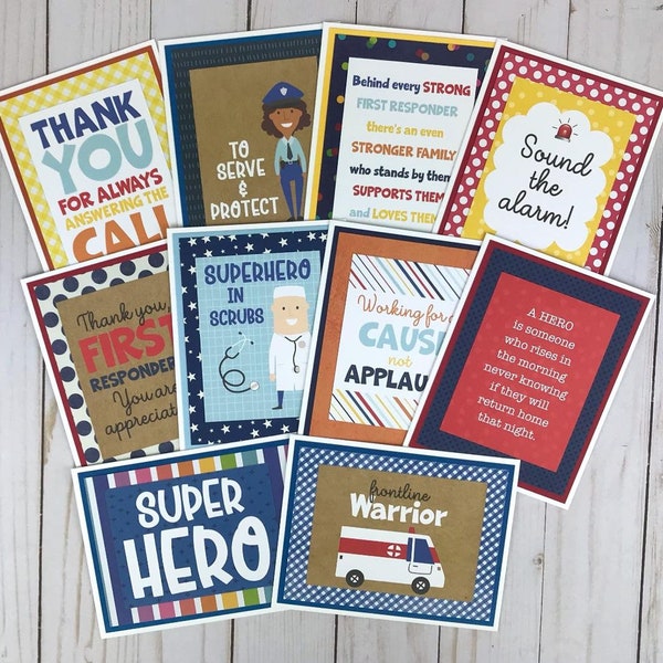 Law Enforcement Thank You Cards - Etsy