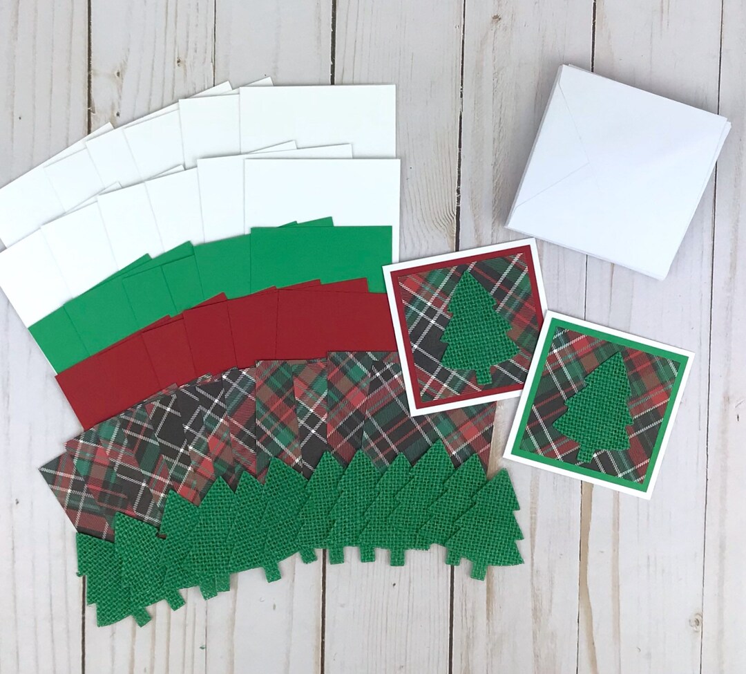 Christmas Card Kit, Mini Card Kits, Family Crafts Cards, Easy DIY ...