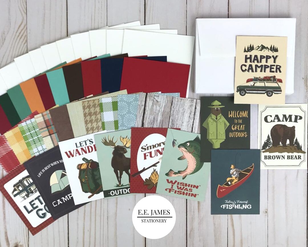 Card Making Kits for Adults, DIY Card Kits to Make, Outdoor Lover Gift ...
