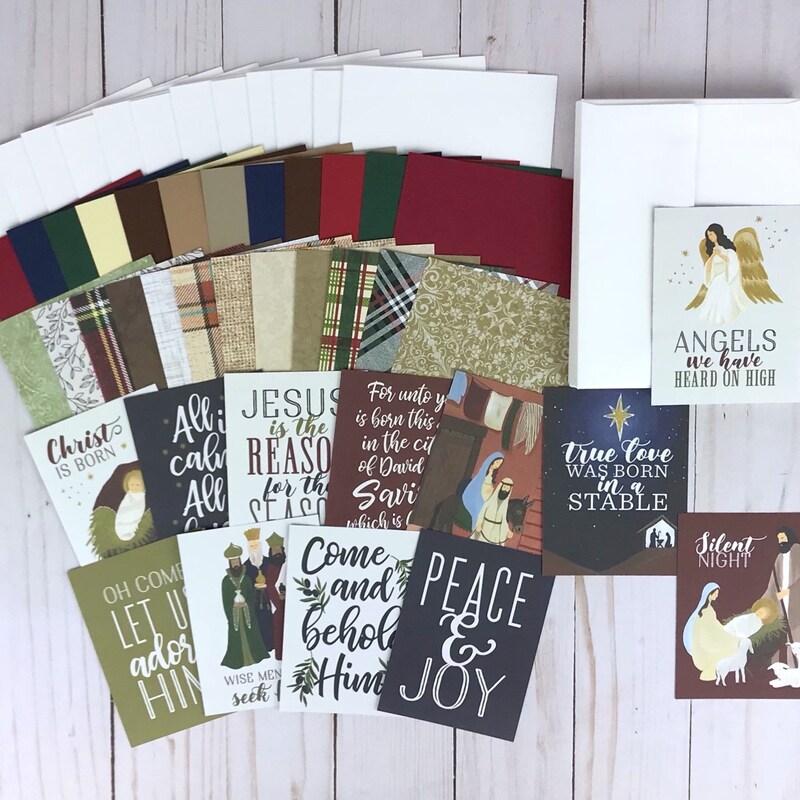 Religious Christmas Cards - Etsy