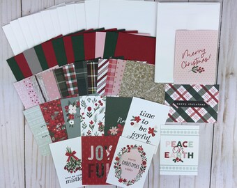 Religious Christmas Card Making Kit for Adults, Holiday Craft Kit for ...