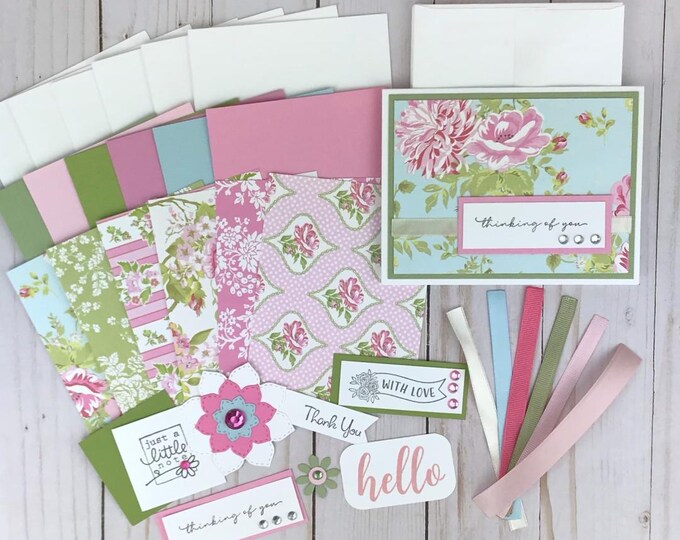 DIY Day Card Kit, Make Your Own Cards, Girls Night Out Activity Kit ...