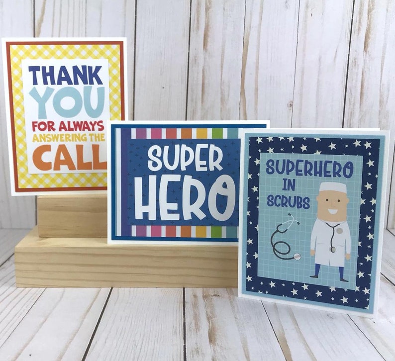 First Responder Cards Card Making Kits for Adults Make Your - Etsy