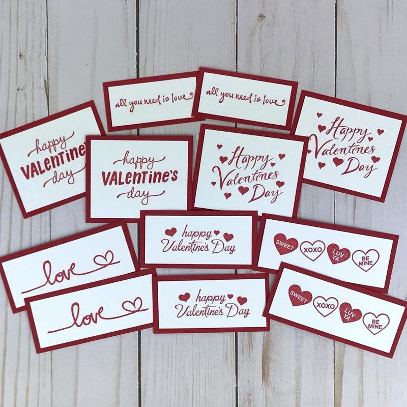 Valentine Card Insert - Etsy