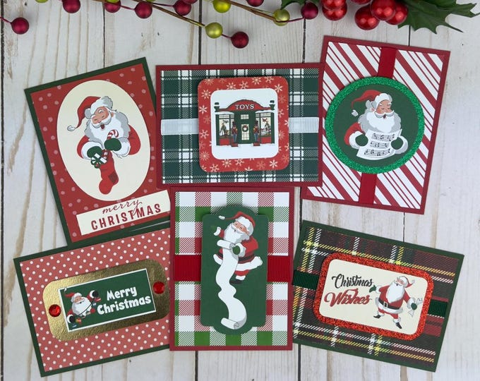 Christmas Card Toppers Variety Pack for Card Making, Handmade Holiday ...