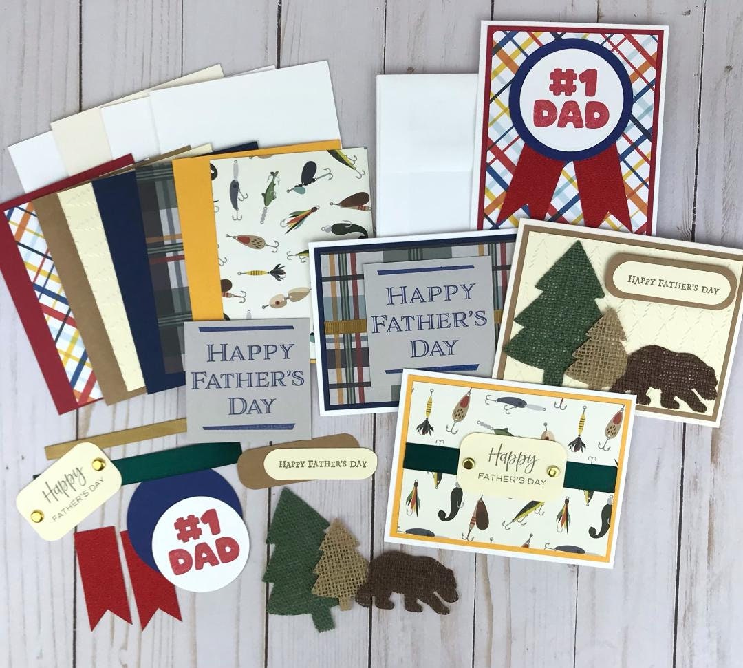 Father's Day Card Making Kit for Adults, Make Your Own Card, DIY Card ...