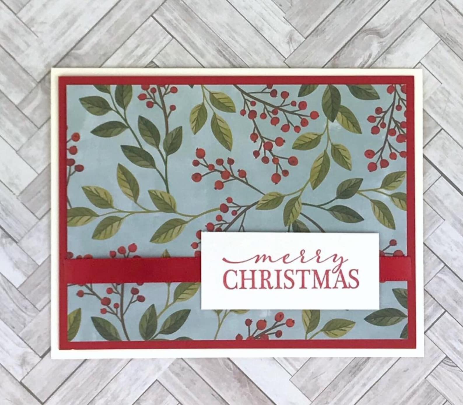 Merry Christmas Cards Christmas Card Kit Christmas Crafts - Etsy