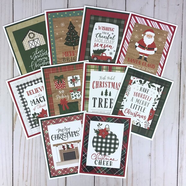 Christmas Card Set - Etsy