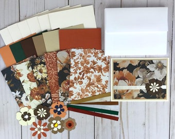 Handmade Card Kit, Lavender Card Making Kit for Adults, Easy DIY Craft ...