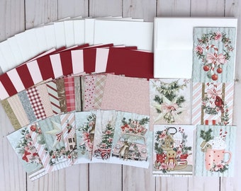 Christmas Card Making Kit for Adults, DIY Christmas Card Kit, Handmade ...