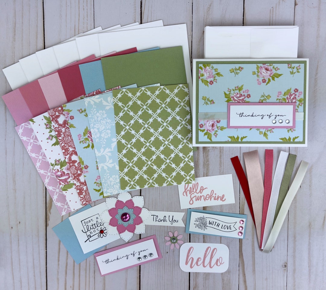 Card Making Kit for Adults, Make Your Own Cards, DIY Card Kit, Beginner ...