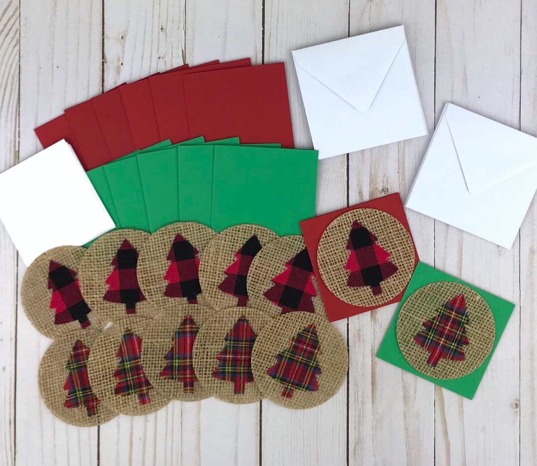 Christmas Card Kit, Mini Card Kit DIY, Easy DIY Craft Kit Cards, Card ...