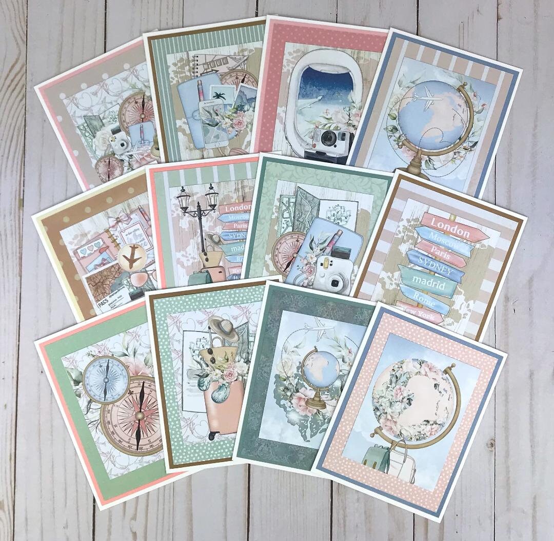 Travel Greeting Cards Value Packs, World Traveler Cards, Travel ...
