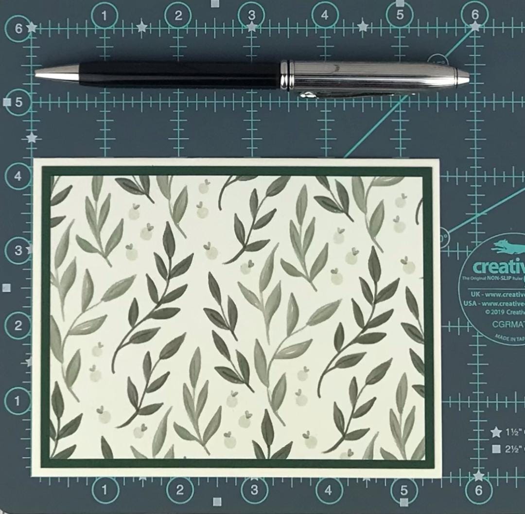 Green Vines Card Making Kit for Adults to DIY 6 Greeting Cards ...