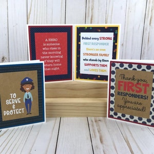 First Responder Cards, Card Making Kits for Adults, Make Your Own Cards ...