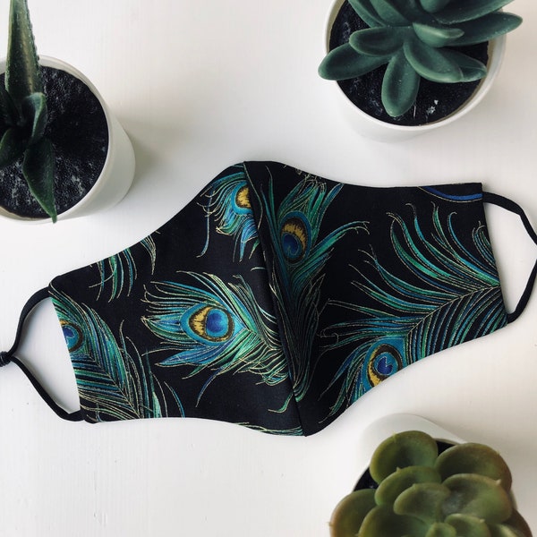Peacock Mask - Etsy