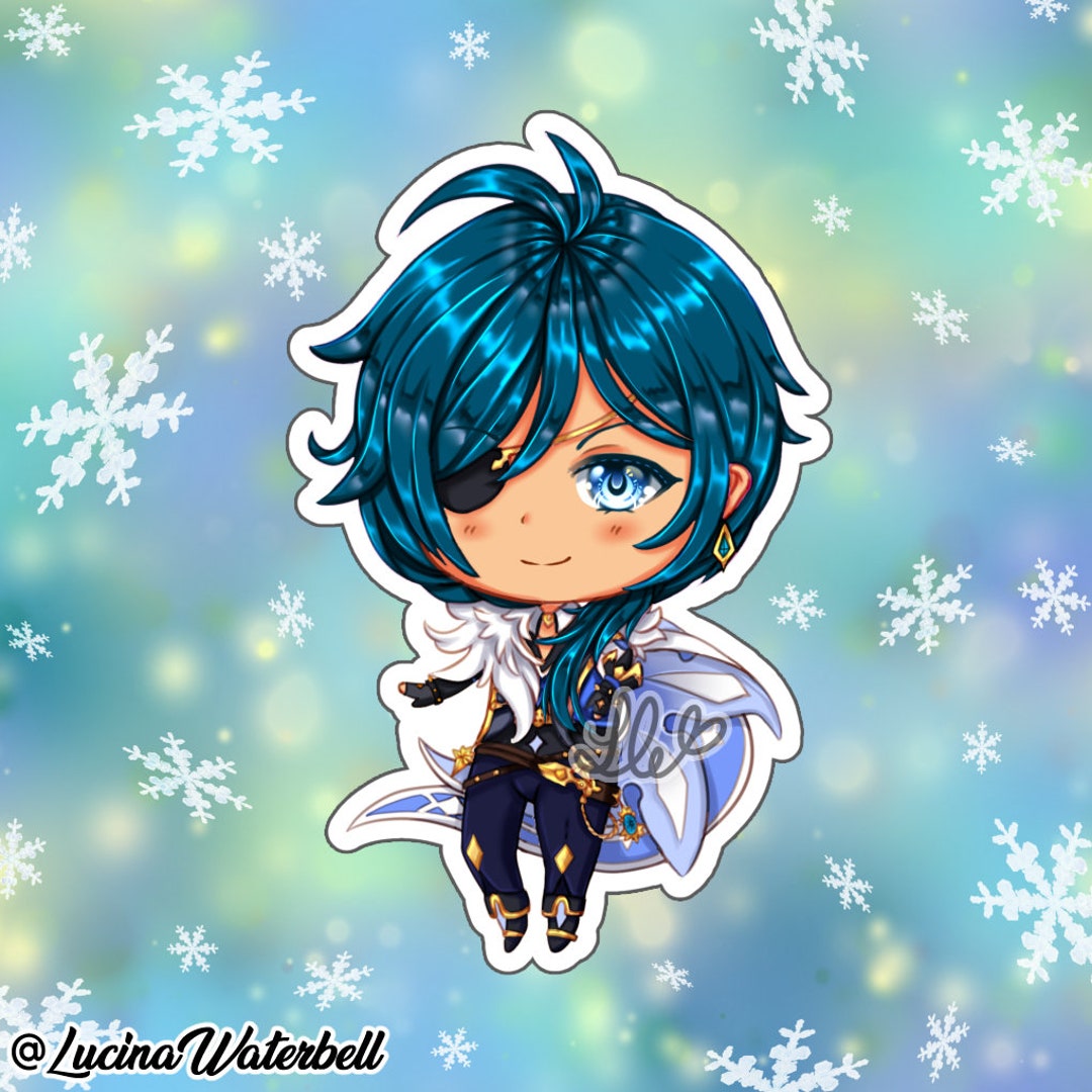 Genshin Impact Sticker: Kaeya - Etsy