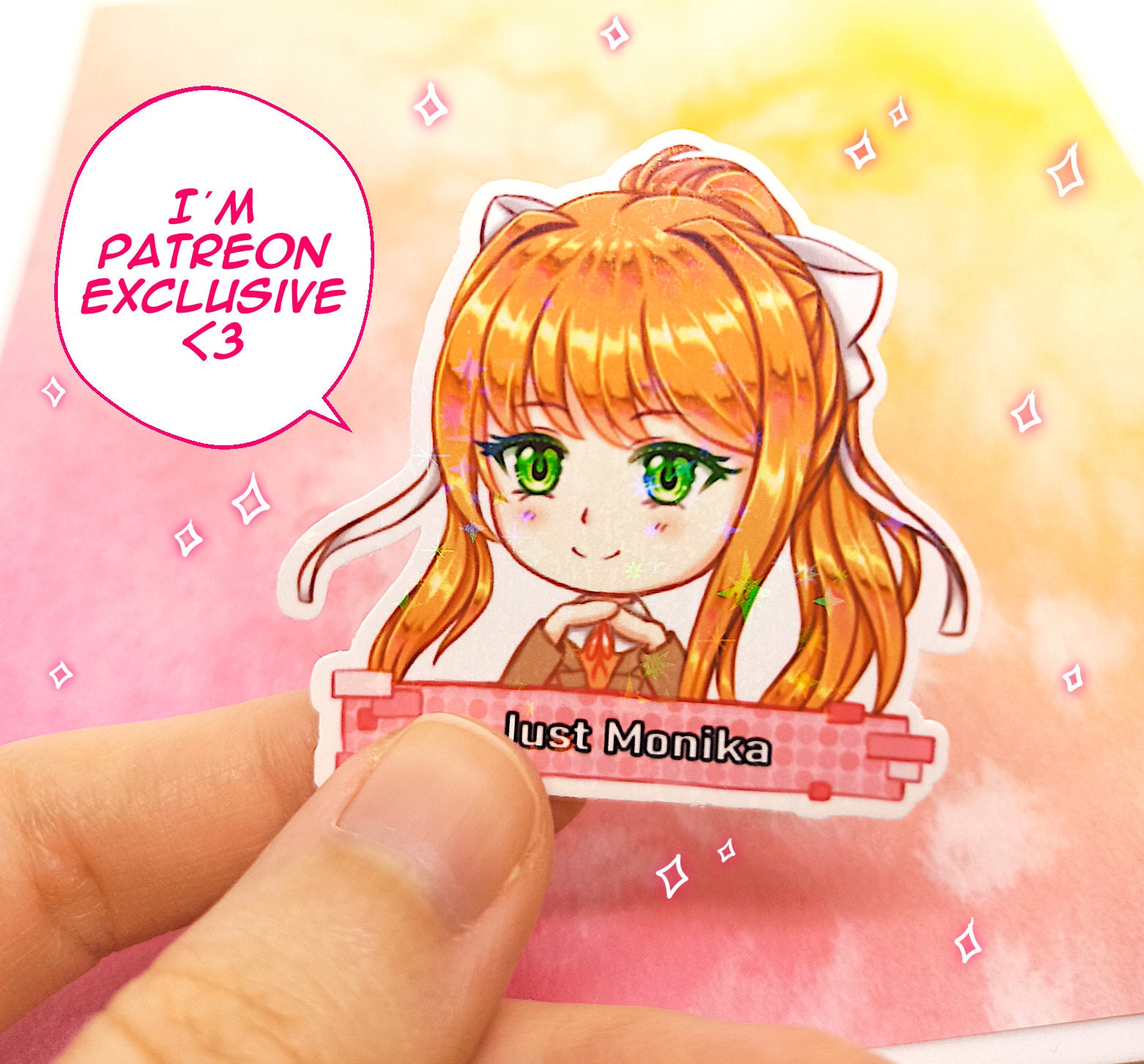 Stickersheet Doki Doki Literature Club | Etsy