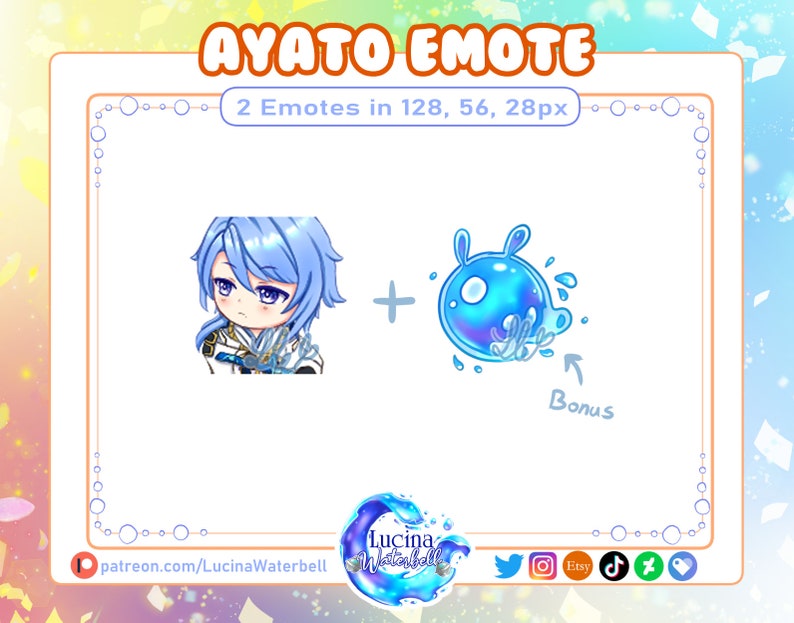 Twitch Discord Emotes - Ayato Sword - Etsy