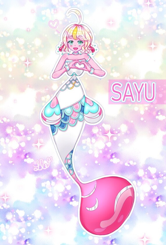 Sayu Matt Artprint A4 Digital Artwork Anime Style No | Etsy