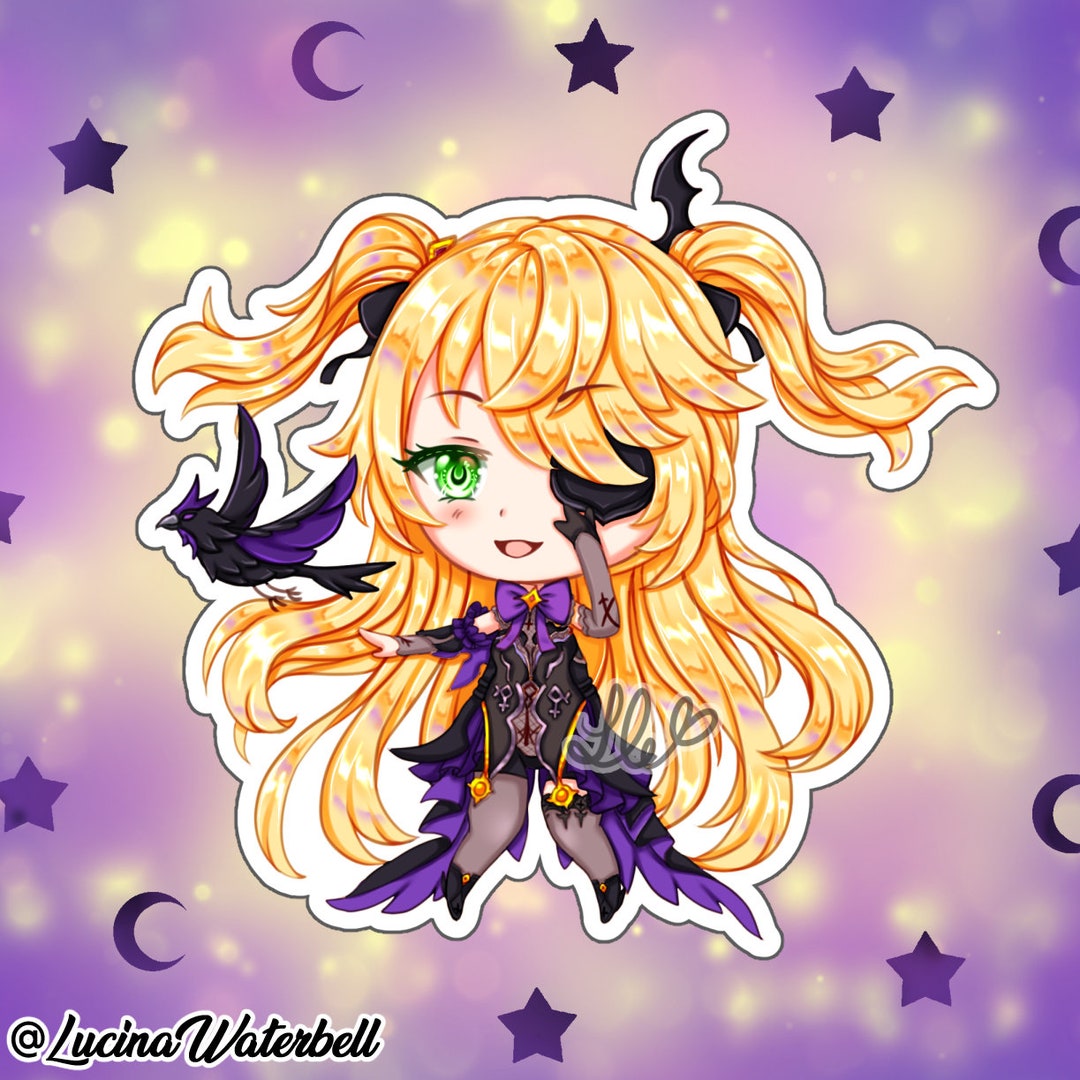 Genshin Impact Sticker: Fischl - Etsy