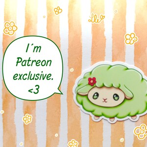 Kawaii Fluffy Sheep Sticker, Cute Baby Sheeps - Etsy