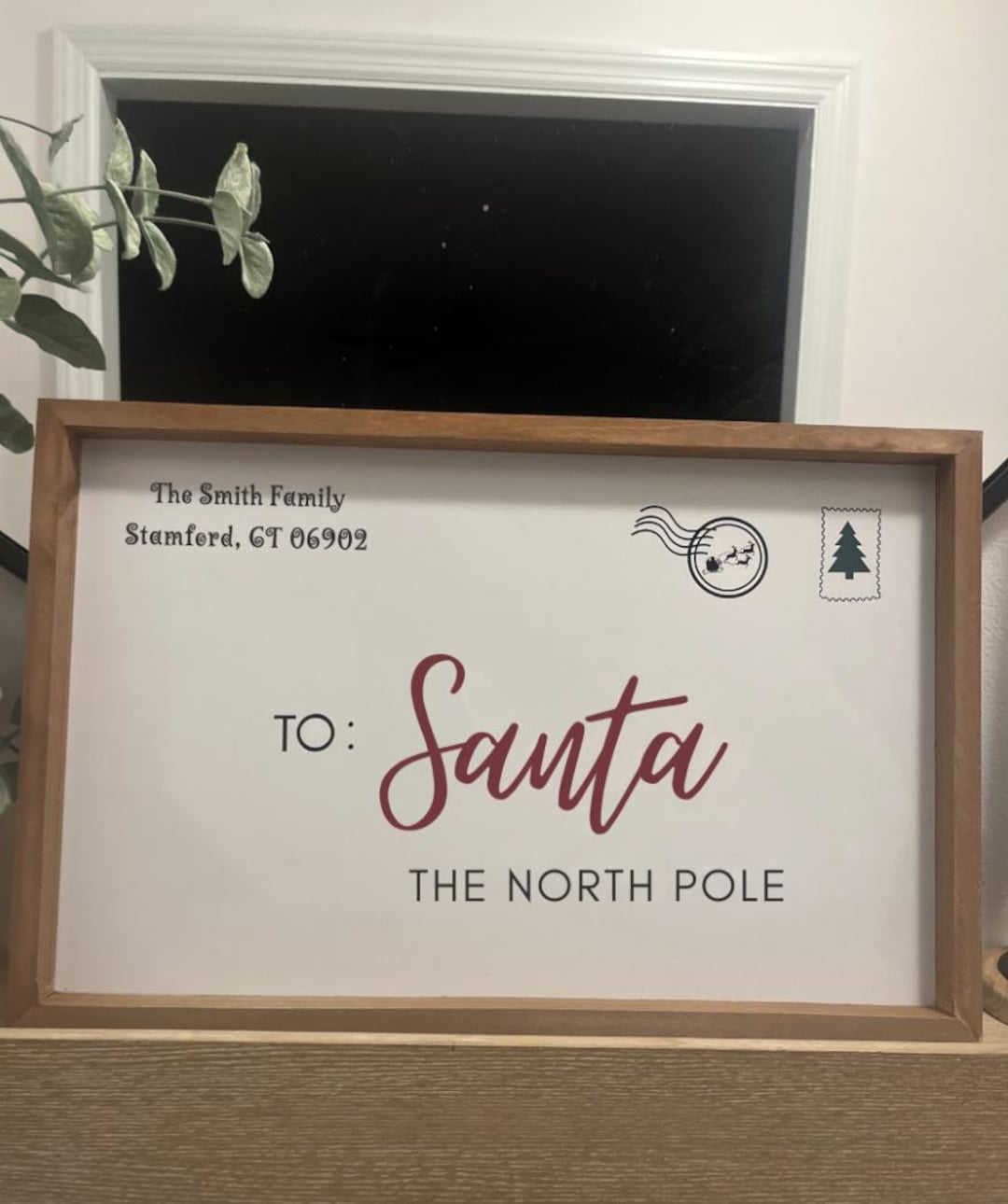 Customized Letter to Santa Sign - Etsy