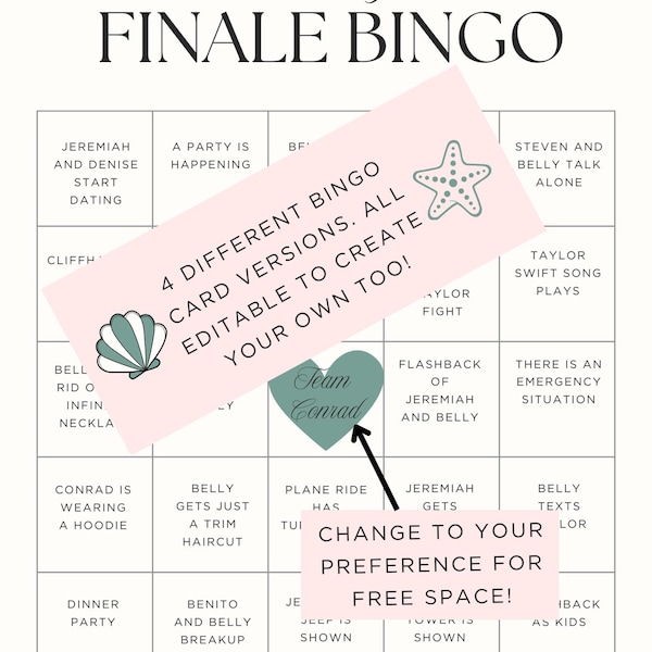 The Summer I Turned Pretty Party Decor - Etsy