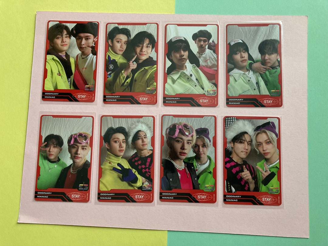 Official Stray Kids Oddinary Mask off Version Unit Photocard - Etsy