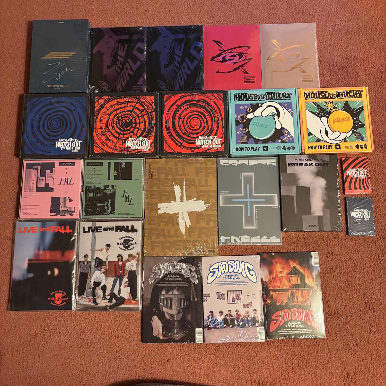 Official Kpop Boy Group Sealed Albums - Etsy