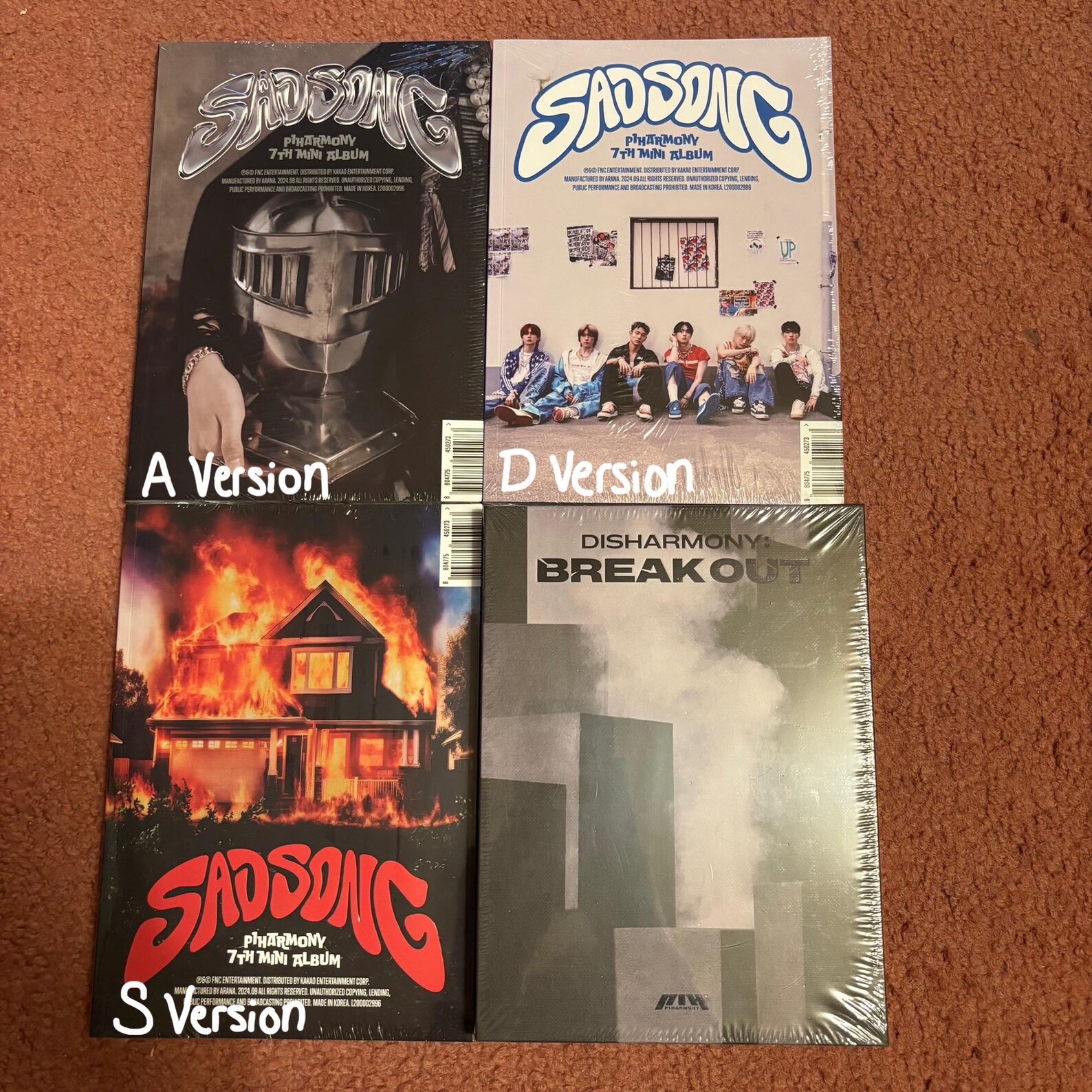 Official Kpop Boy Group Sealed Albums - Etsy