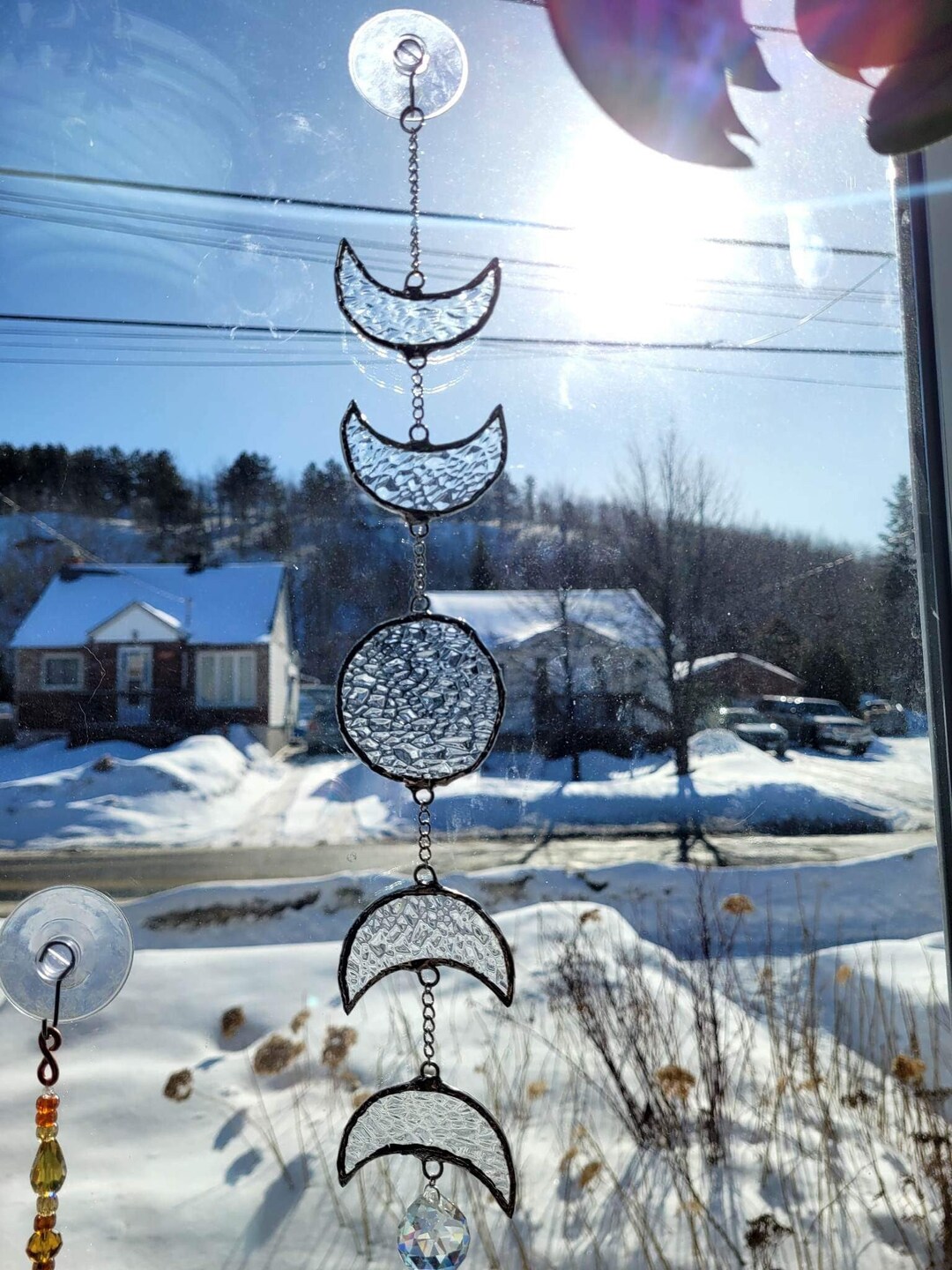 Moon Phase Suncatcher - Etsy
