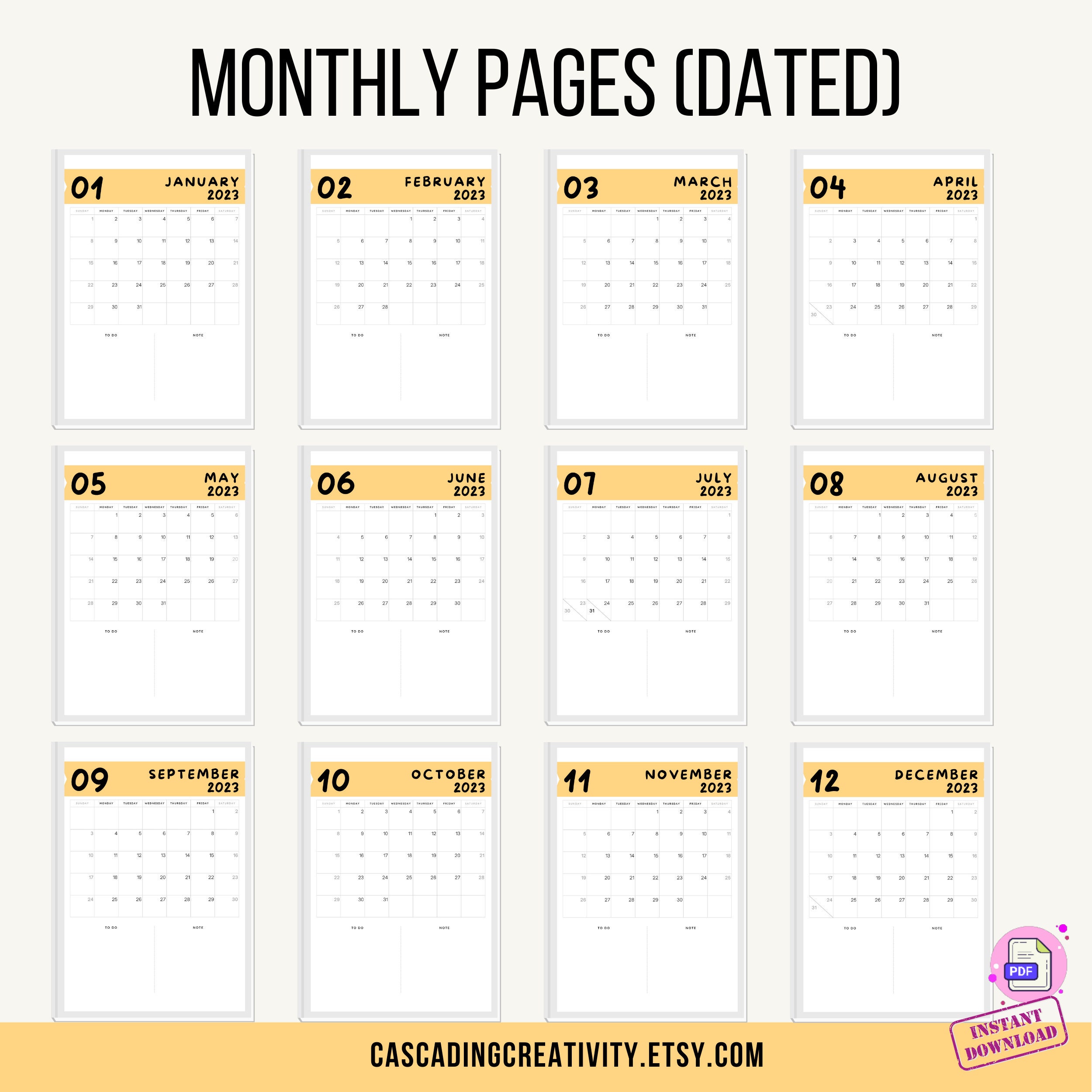 Gratitude Journal Printable Bundle, Practice Daily/weekly/monthly ...