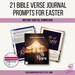 Printable Bible Study Journal: 22 Pages Inc Worksheets for Bible Study ...