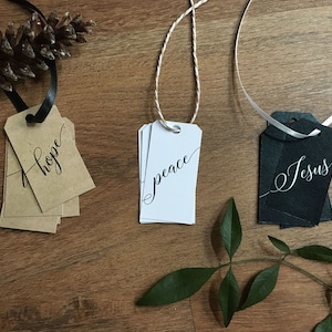 Advent Candle Tags - Printable - Instant Download - PDF - Printable ...