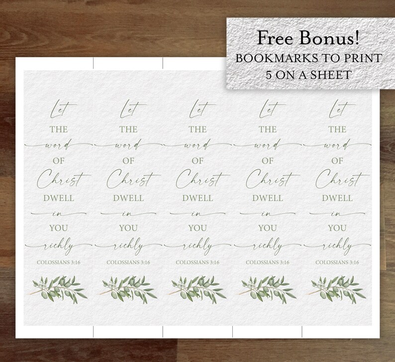 Colossians Bible Study Printable Download Worksheets Pdf - Etsy