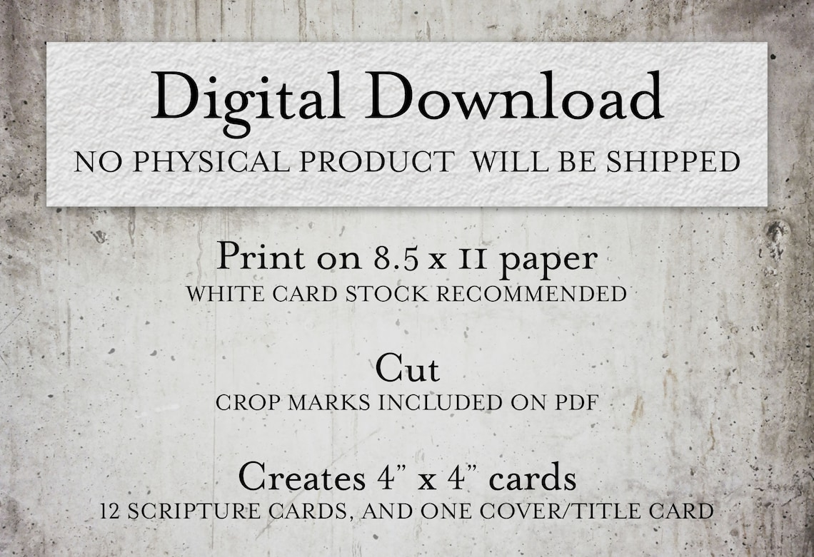 PRAISE & THANKS Printable Scripture Cards Instant Download - Etsy