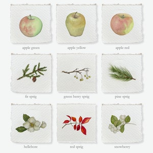 MINI Art Prints ~ Miniature Watercolor ~ Tiny Painting ~ Cute Little ...