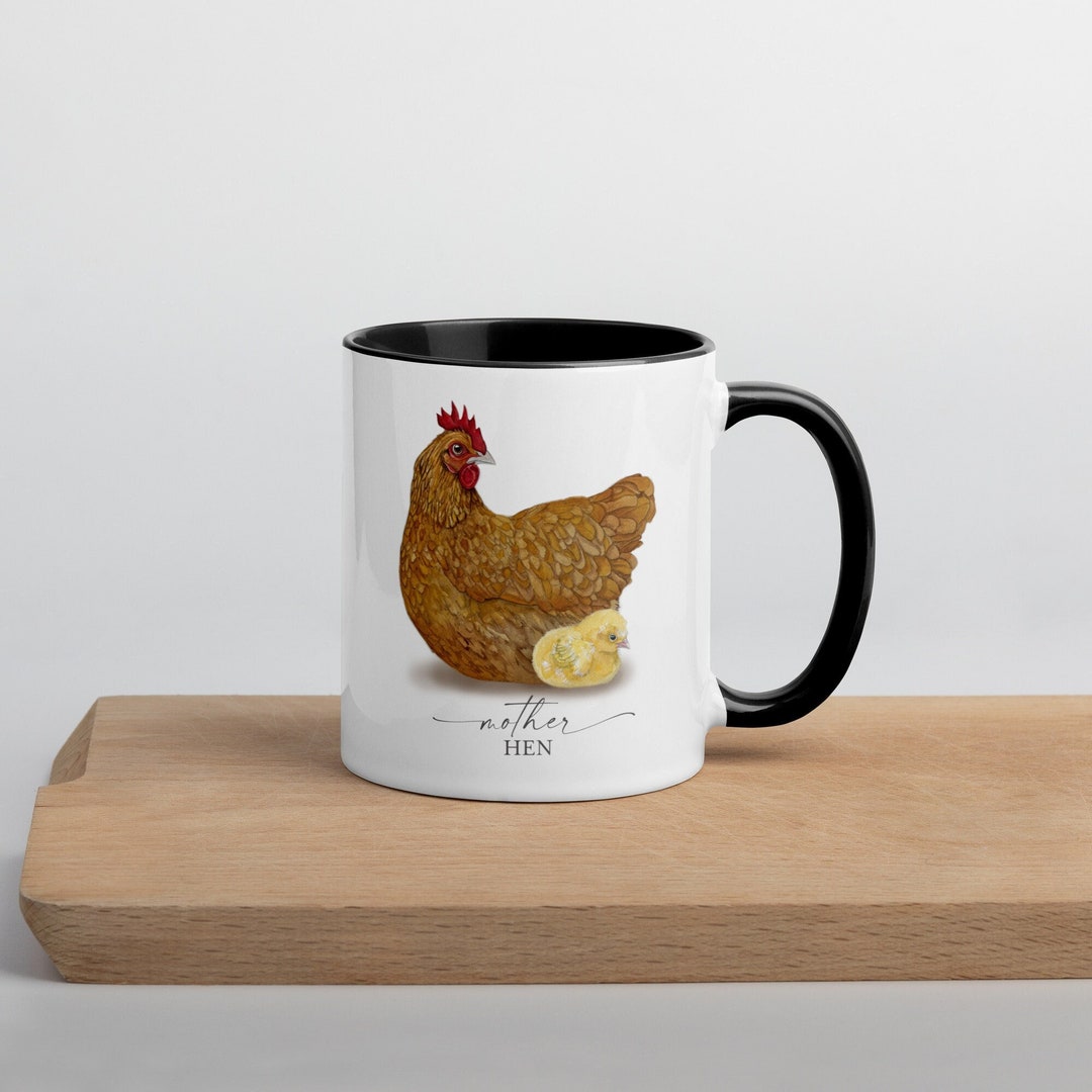 Mother Hen With Chick Ceramic Mug ~ Coffee Tea ~ Mother's Day Gift ...