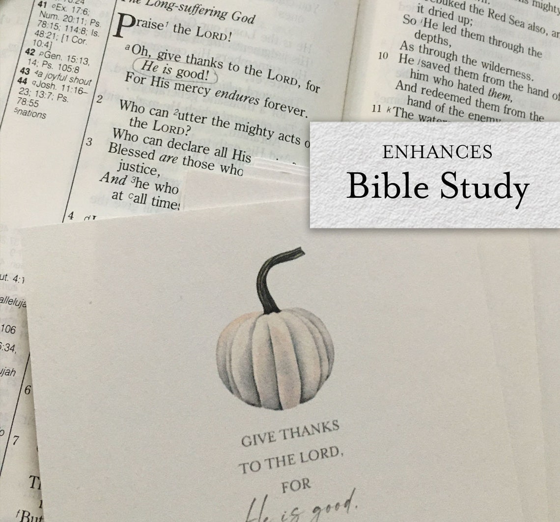 PRAISE & THANKS - Printable Scripture Cards - Instant Download - 12 ...